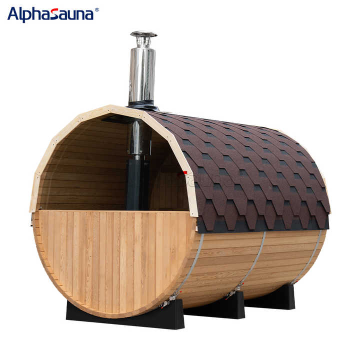 Wholesale Outdoor Sauna 4 Person Red Cedar Wood Portable Sauna