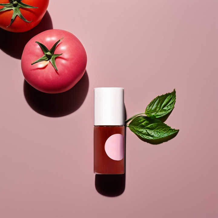 Luxury 7.1ml Lip Tint Tomato Flavor Red Lipstick for Daily Makeup ...