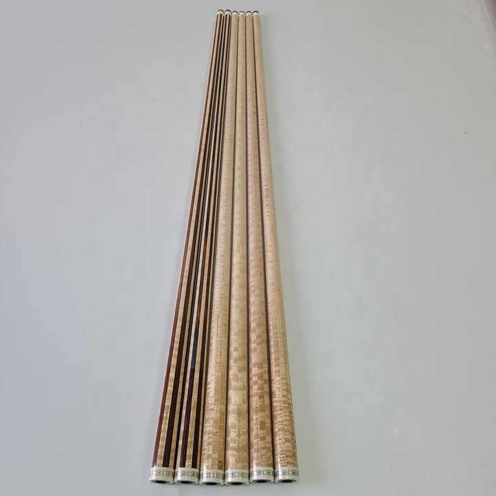 High Quality 12 Pieces Curly+Cocobolo Carbon Core &Tiger Maple Wood ...