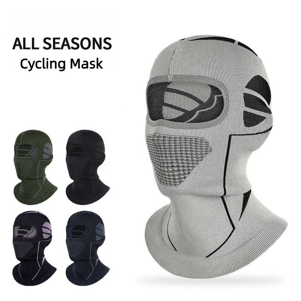 Winter Printing Knitted Face Mask Ski Mask Balaclava for Skiing Cycling ...