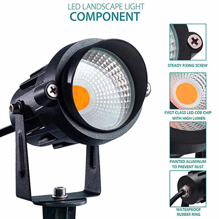 Outdoor LED Spotlights - Durable, Efficient Garden Lighting