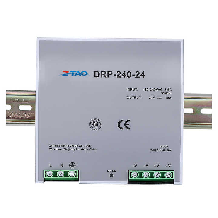 Din Rail Switching Power Supply AC 100-240V to DC 12v 24V/48V DR SMPS LED Indicator for Factory ...
