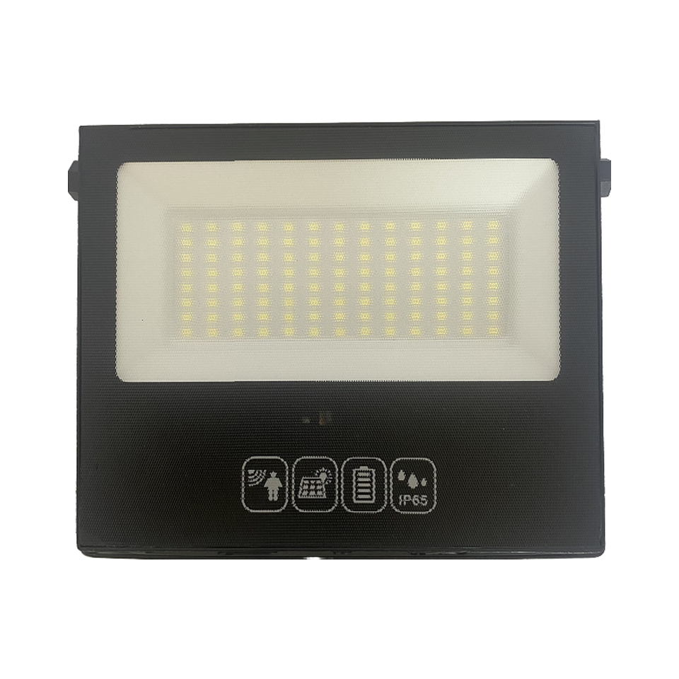 50W LED Solar Flood Light Foldable Design IP65 Rating Outdoor Use ABS ...