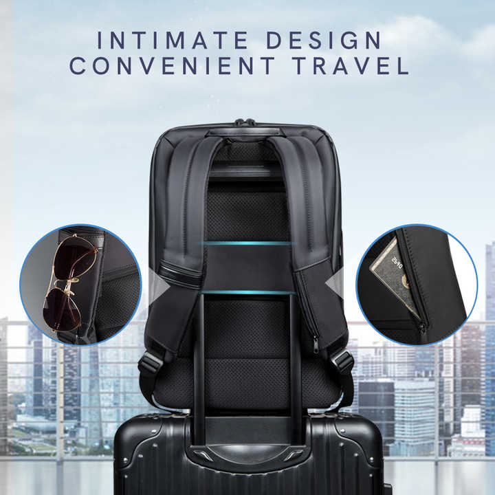 Slim Work Backpacks Computer Backpack for Office Waterproof Business ...