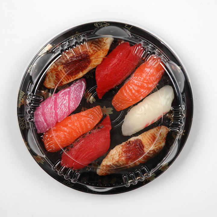 Disposable Round Japanese Sushi Container - Perfect for Takeaway
