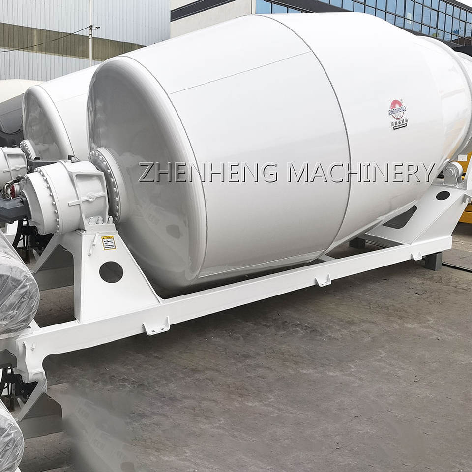 Concrete Mixer Tank Truck Mixing Drum Truck Tricycle Trailer Cement ...