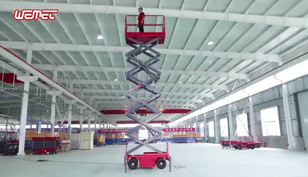 CE Certification EN280 Mobile Scissor Lifts Hydraulic Towable Scissor ...