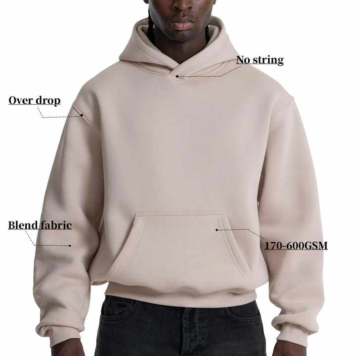 Designer Hoodie Boxy Fit Heavy Weight 600 Gsm Hoodies Mens Pullover ...