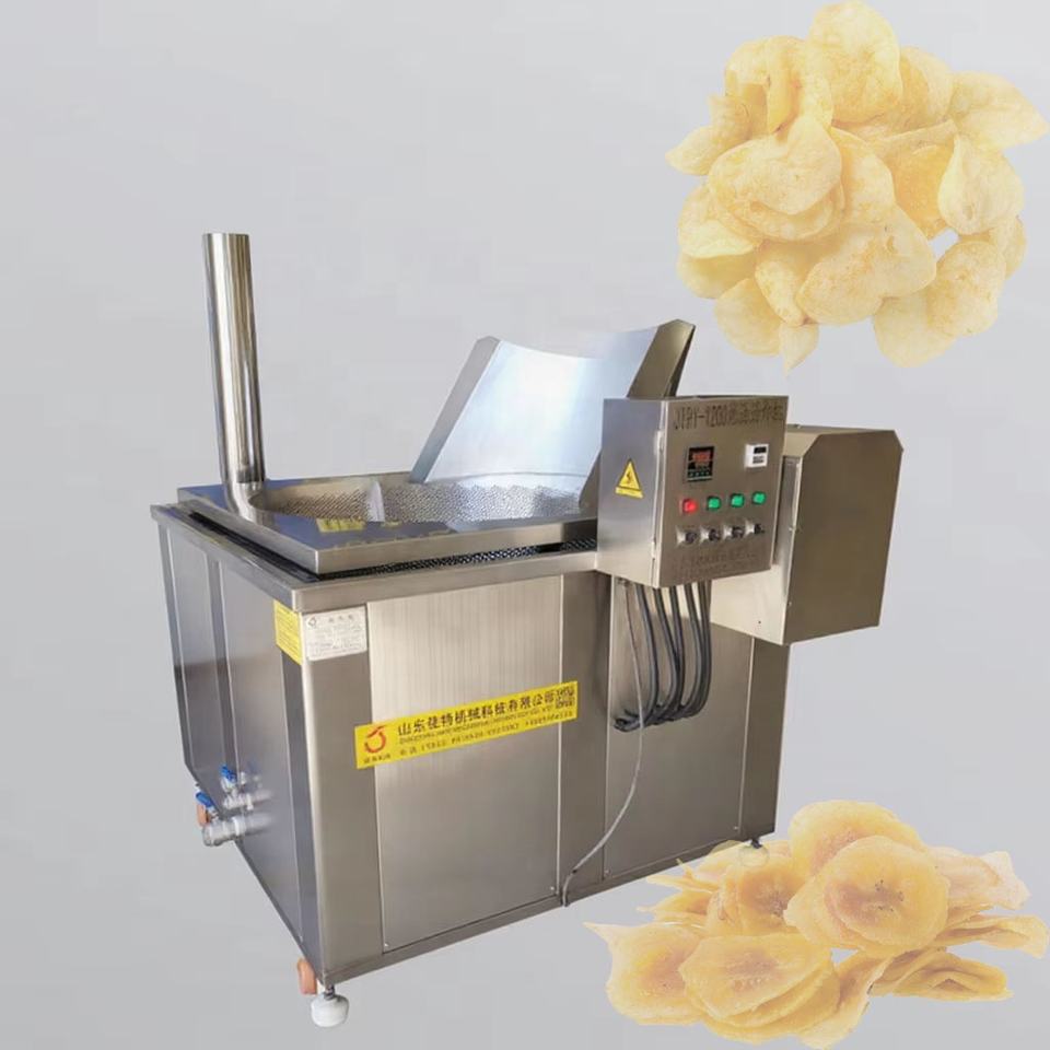 Industrial Snacks Potato Chips Motor Automatic Lift Circular Gas Batch ...