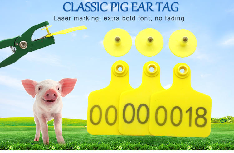 JY-china Barcode Cow Earring Pig Livestock Uhf Goat Ear Tag Animal Cow ...