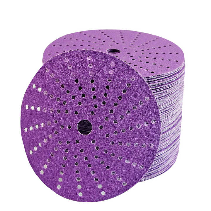 AOZHONG Film Sand Disc 5" Purple Round Abrasive Sandpaper