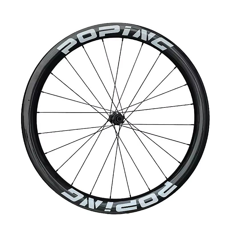Genuine Carbon Fiber Road Bike Wheel Set, 60mm Deep Rim Racing Version ...