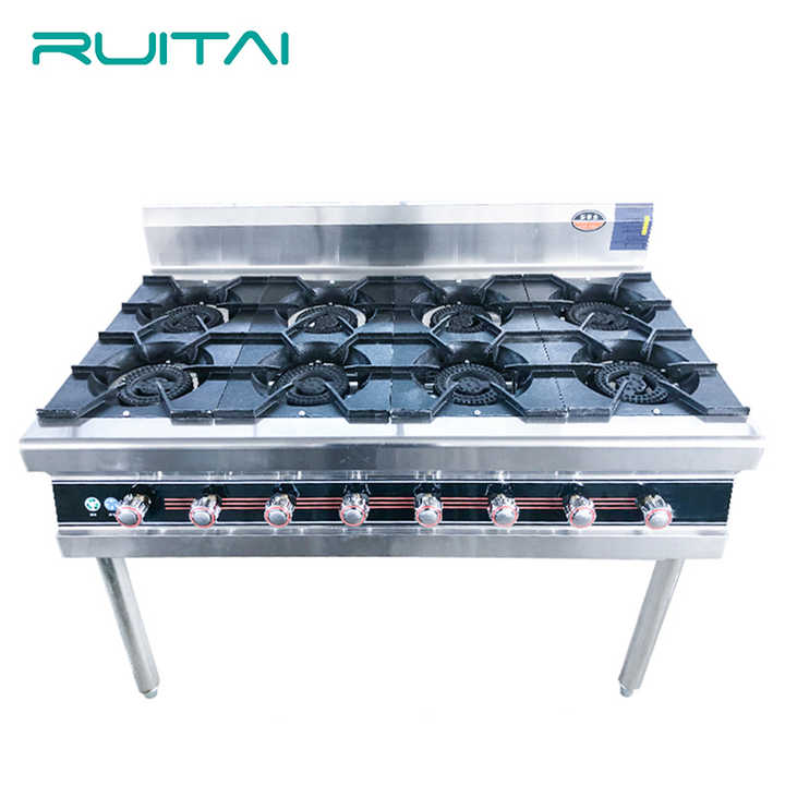 Hotel Restaurant Industrial Kitchen - 201 Stainless Steel Gas Stove ...
