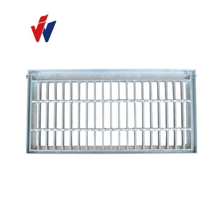 Flat Drain Cover Drainage Ditch SS400 Gi Galvanized Welded Steel ...