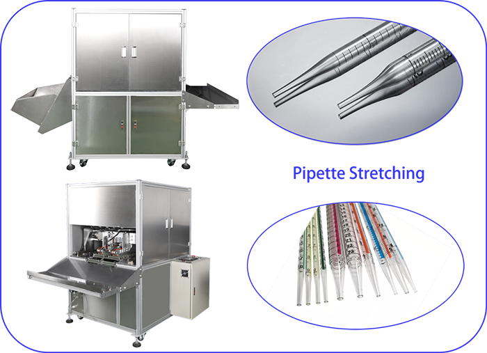 Automatic Stretching Machine for 1-10ml Pipettes PP PE PVC Plastic Pipe ...