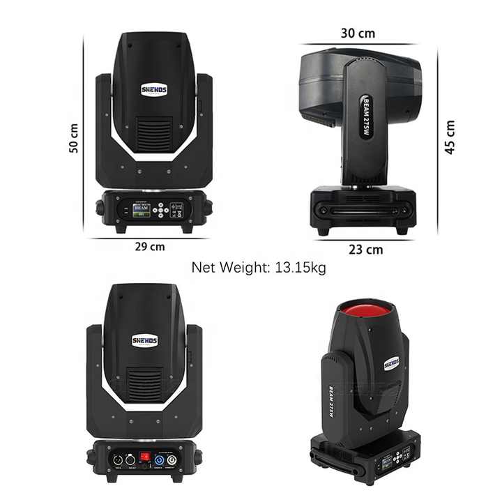 Shehds Beam 275 Double Prism 275W 10R Sharpy Light Moving Head