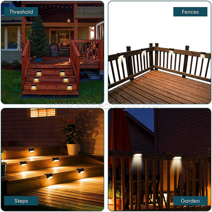 Waterproof Garden Solar Powered Fence Lights by SHINEDO