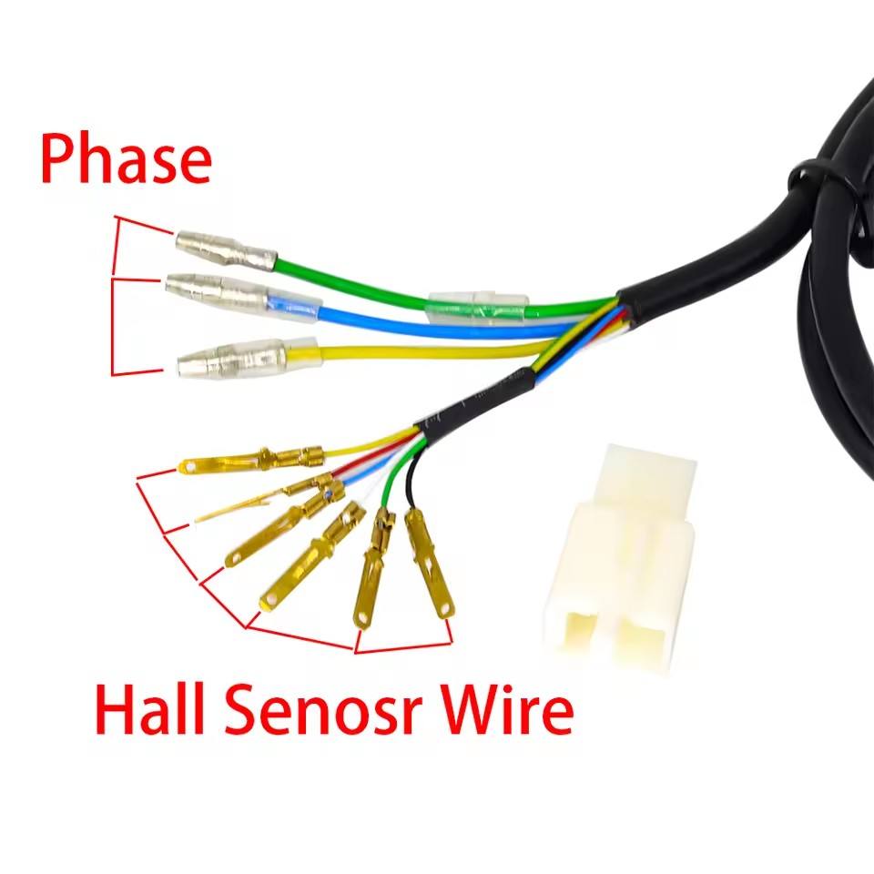 9 Pin Julet Wheel Hub Motor Cable E-bike Motor Extension Cable Ebike ...