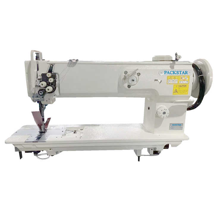18 Inch Long Arm Walking Foot Leather Sewing Machine 2-needle Flat-Bed ...