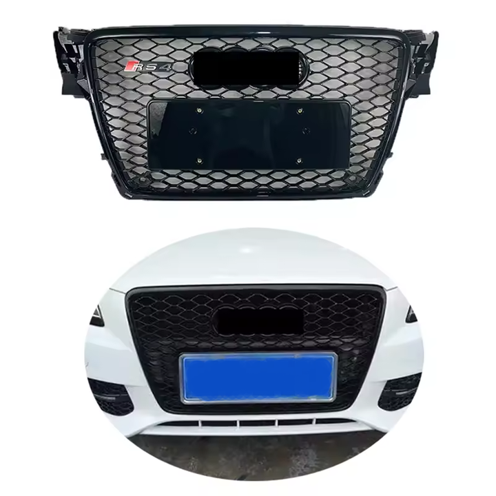 Auto Parts Front Grille Upgrade To RS4 Honeycomb Style Front Grille In ...