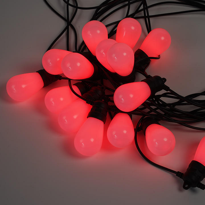 S14 RGB LED String Light DC 5V Remote Control IP65 Indoor/Outdoor ...