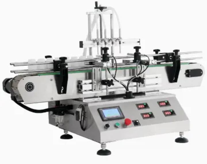 Whole Line Tabletop Full Automatic Desktop Small Volume Liquid Filling Capping Labeling Machine ...