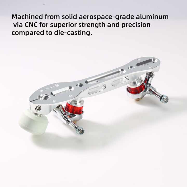 Speed Skate Plates - High Quality CNC Aluminum Quad Skates