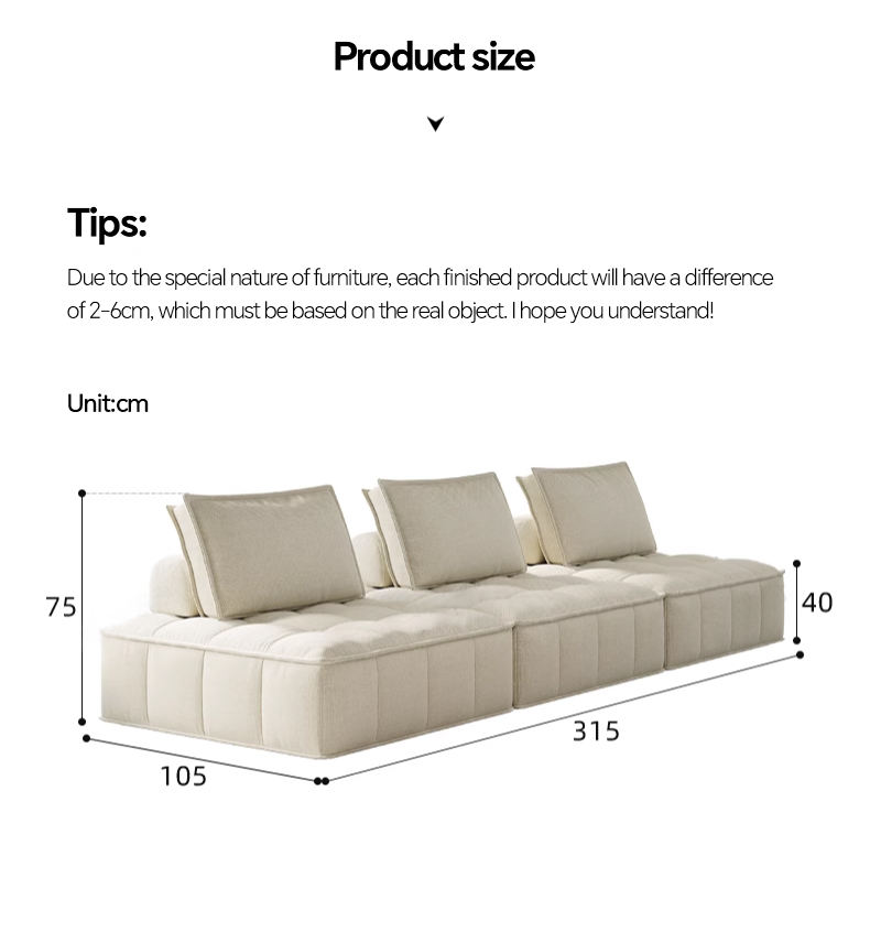 Sofá comprimido de alta calidad de China - Moderno y duradero