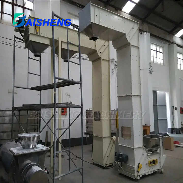Z-Type Bucket Elevator for Agricultural & Grain Handling | Wheat, Rice ...