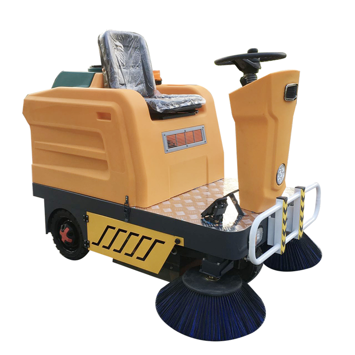 Electric Auto Industrial Floor Sweeper Road Sweeper Automatic Ride on ...