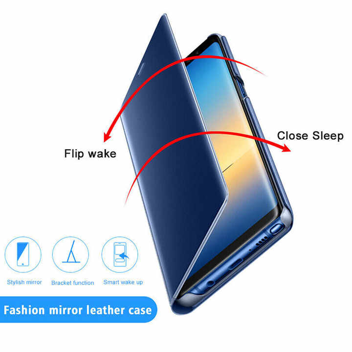 Smart Mirror Flip Phone Case for Samsung Galaxy S22 Plus