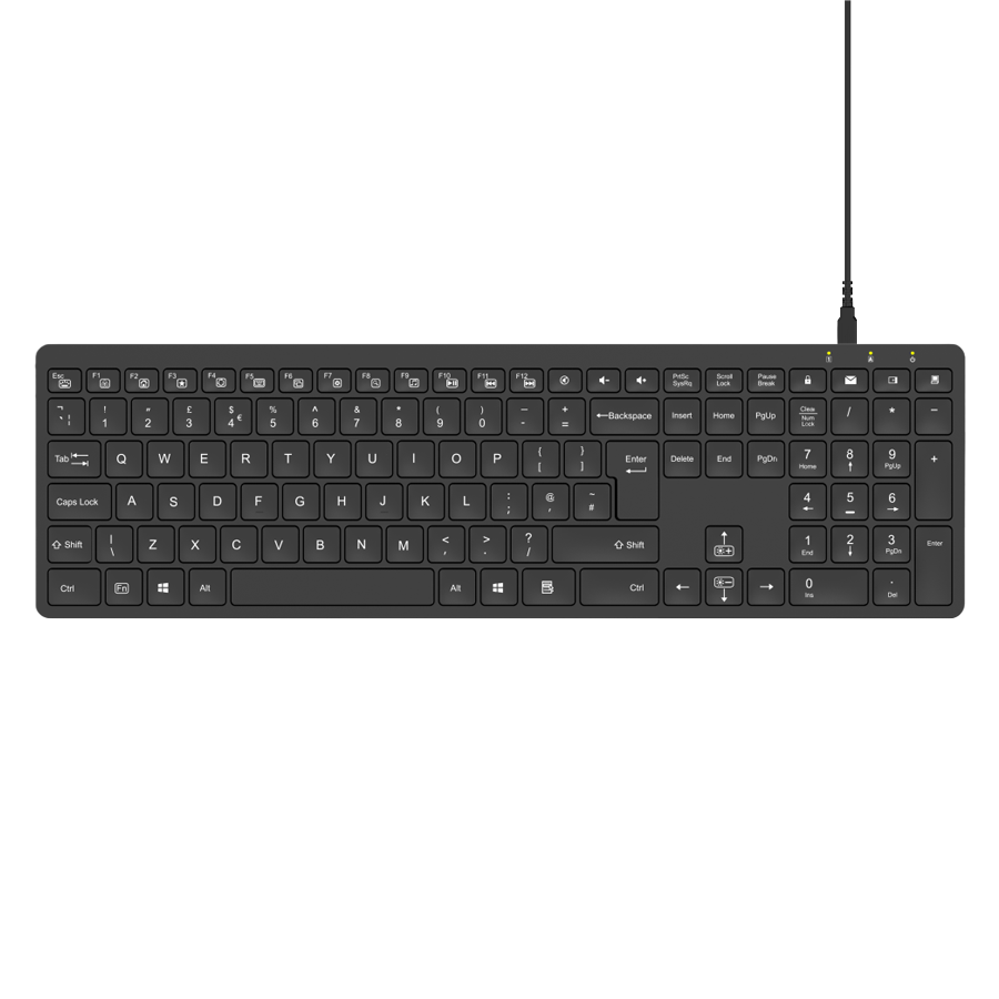 RGB Backlit Wireless USB Numeric Keyboard with Dual Modes Scissor ...