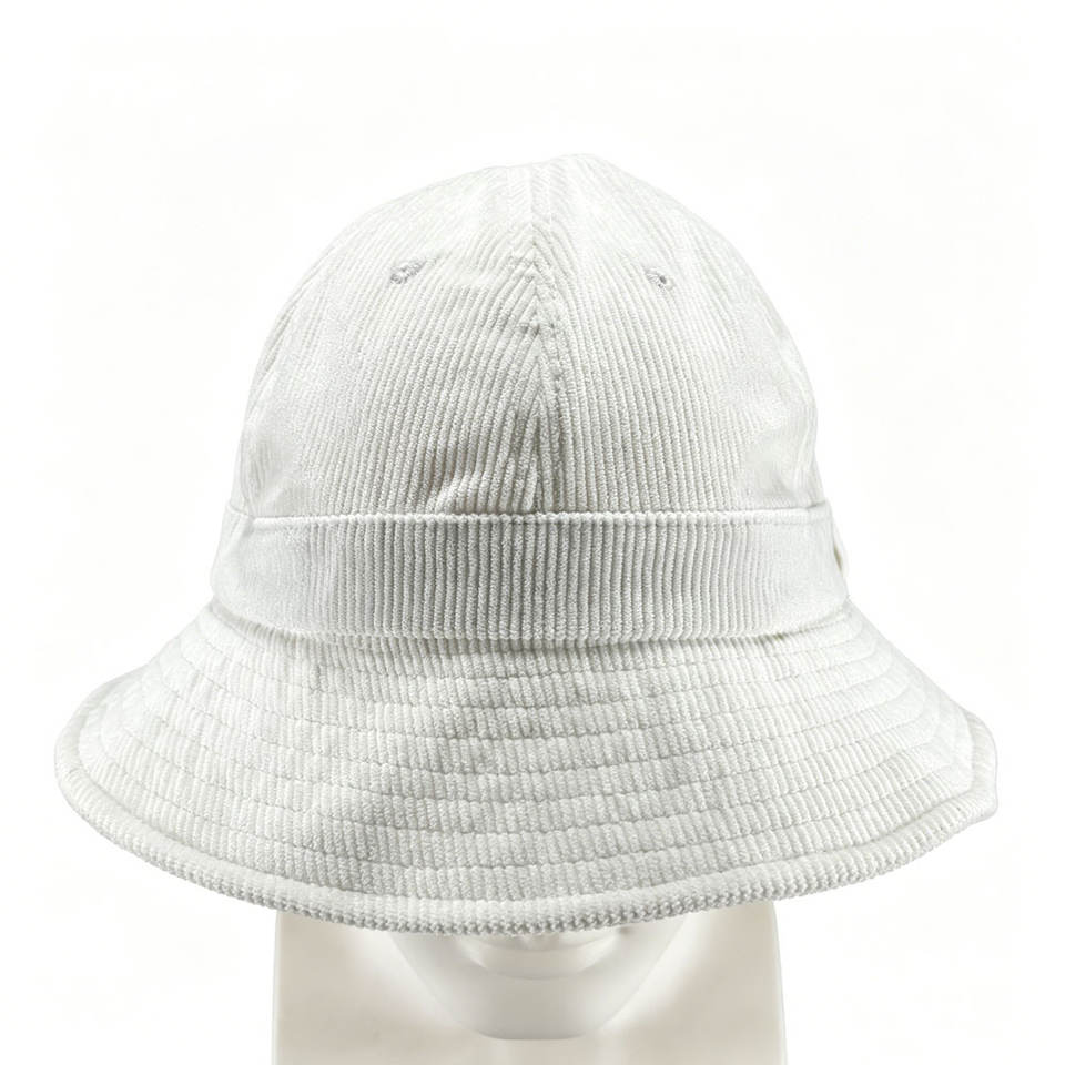Solid Color Thin Corduroy Bucket Hat 3 Colors Mustard Pink White Women ...