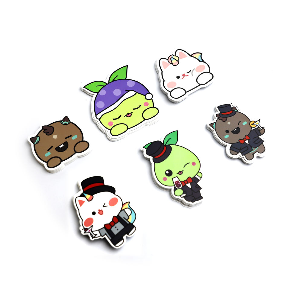 Die Cut Sticker Custom Vinyl Stickers Label Adhesive Waterproof logo ...