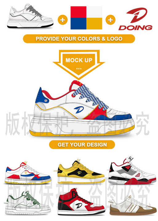 Custom Shoes Designer LOGO Men's Casual Sneakers Skateboarding Shoes ...