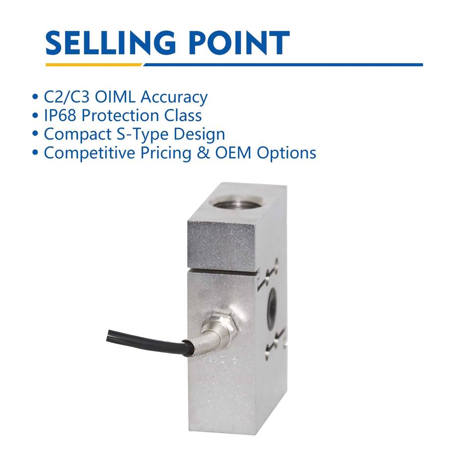 TSE1 50KG~5000KG S Type Tension Compression Load Cell Alloy Steel ...