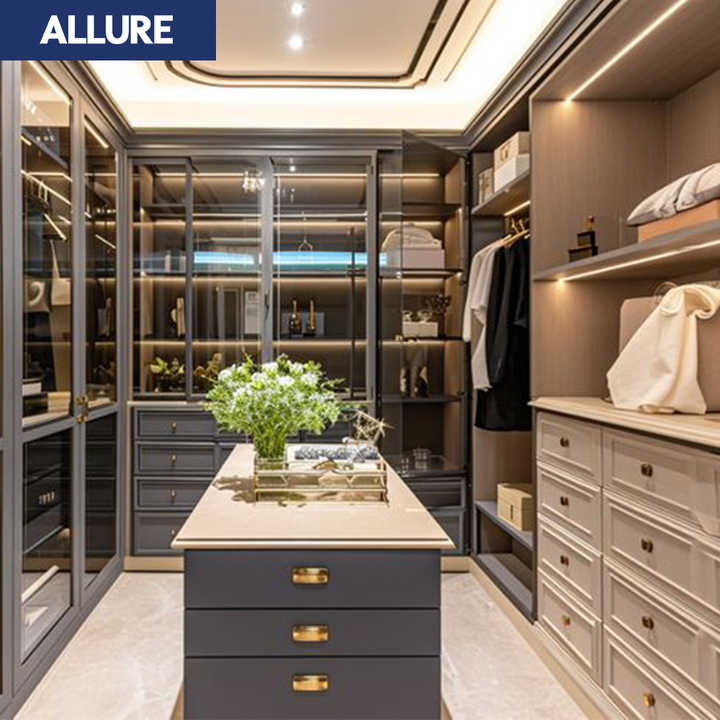 Allure Simple Interior Classic Design Wooden Mini Armoire