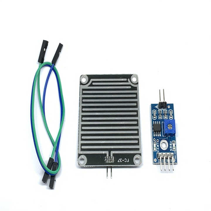 LM393 Raindrop Water Detection Sensor Weather Moisture Monitor ...