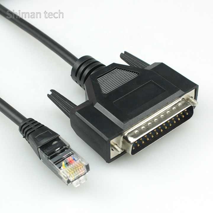 DB25 to Rj45 Modem Console Cable| Alibaba.com