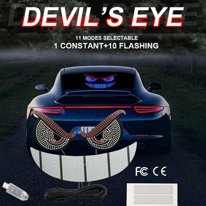 New Arrival LED Devil Eyes Light Demon Eye Sign Lights for Car ...