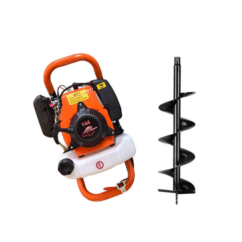 Gasoline 4-Stroke Industrial Grade Metal Earth Auger 54CC