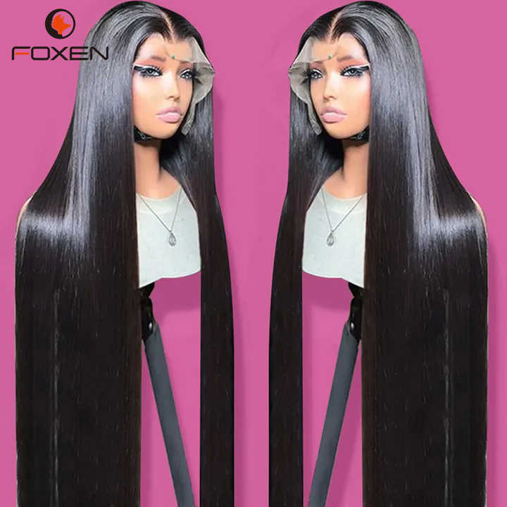 Foxen Hair Glueless HD Lace Frontal Wigs - Natural Look
