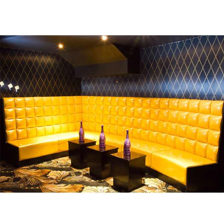 Luxury Restaurant Furniture - Fast Food KTV Velvet Booths