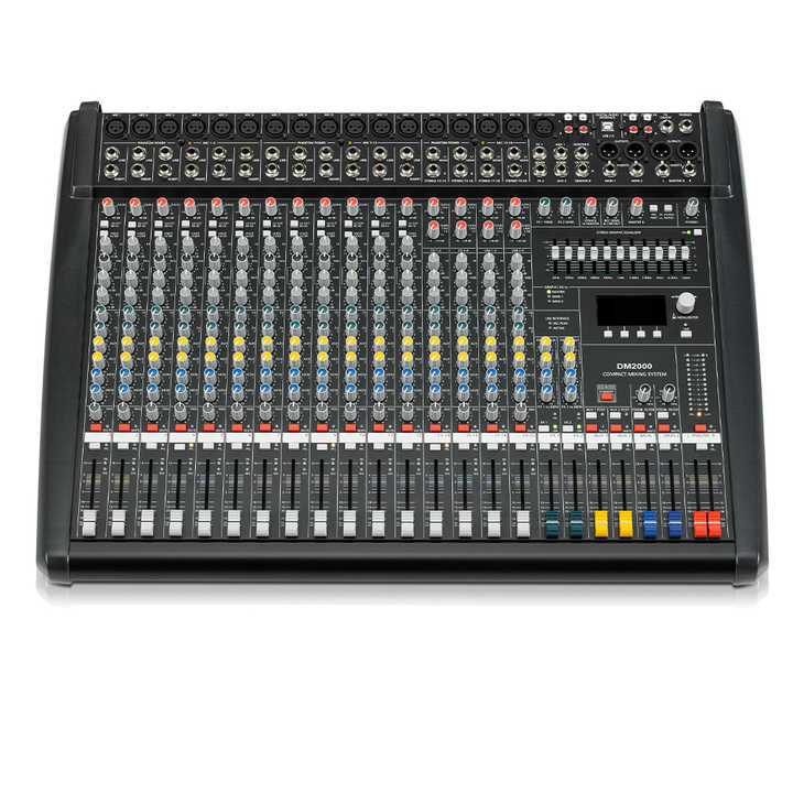 Biner DM2000 Professional Audio Mixer - 20 Channels DJ Console