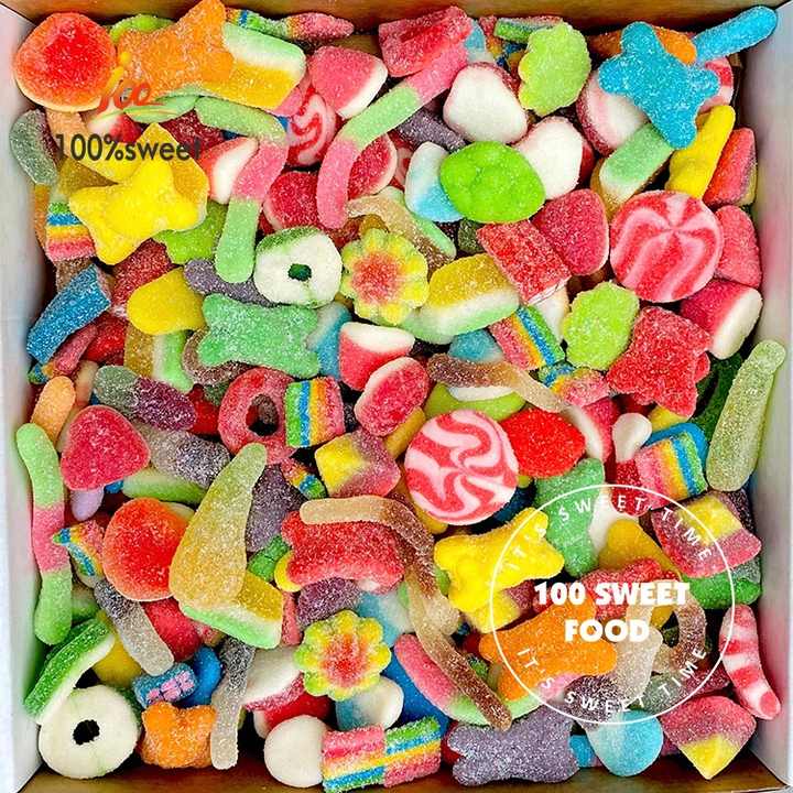 OEM ODM Private Label Halal Candy Wholesale Bulk Sugar Free Sour Sweet ...