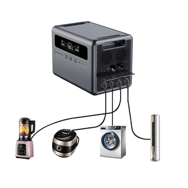 Backup AC DC Usb Power Supply Rechargeable Lifepo4 Solar Energy ...