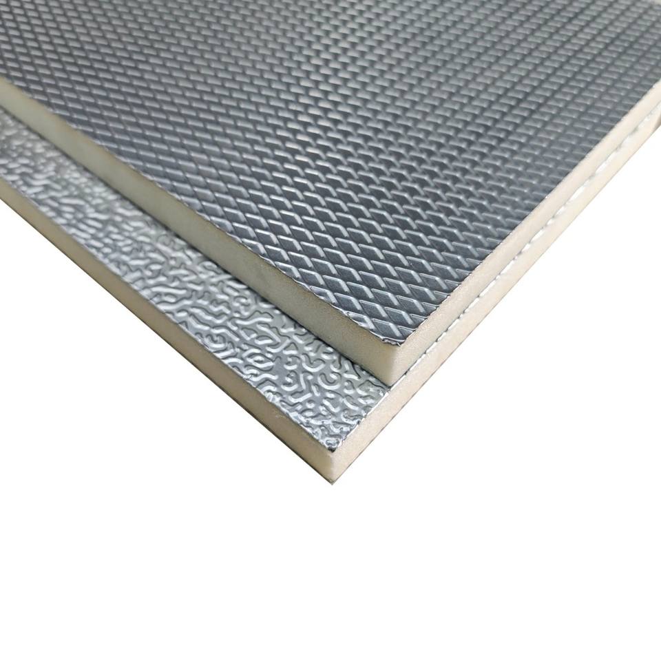 PUR Air Foam Duct Panel 150 200 Micron Polyurethane Ductwork Aluminum ...