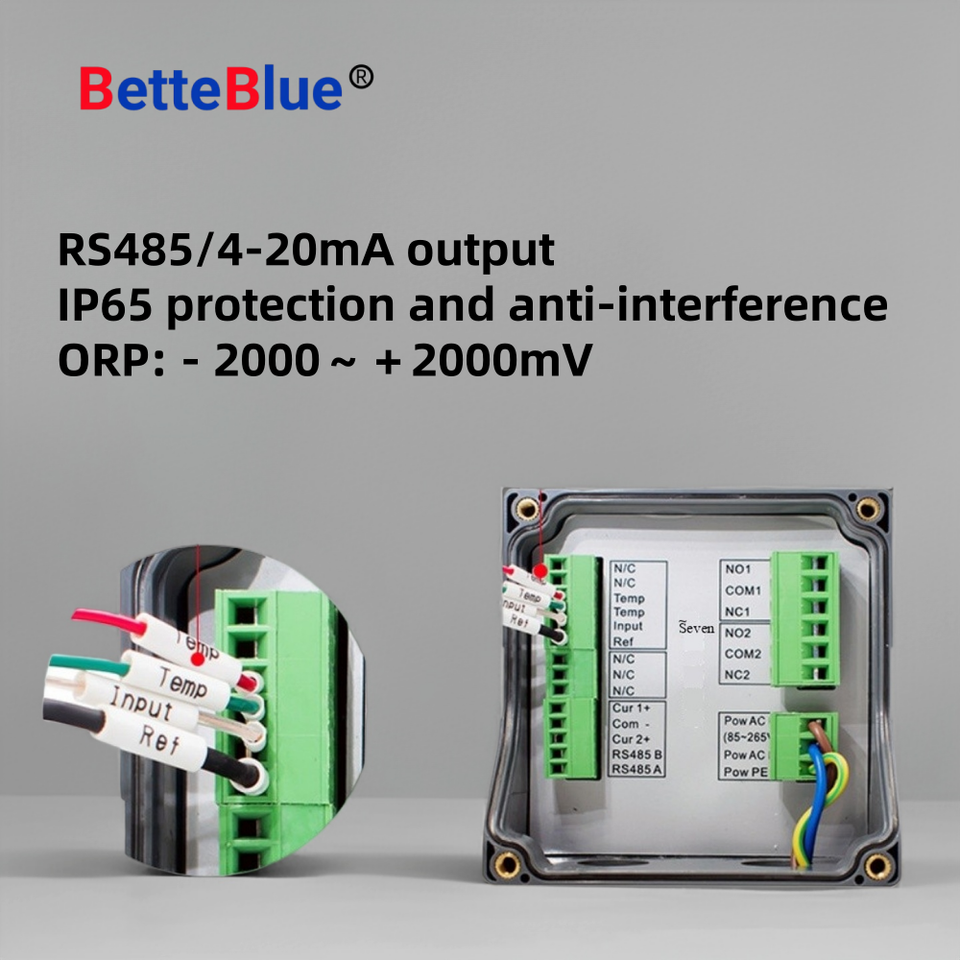 BetteBlue Double Salt Bridge 1000mV No Temperature Compensation 0.6MPA ...