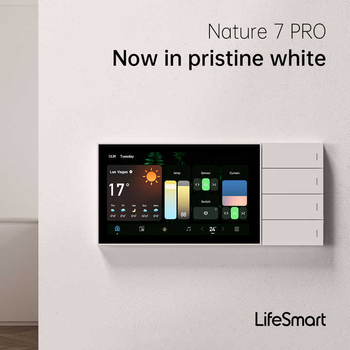 Nature 7 PRO Smart Home Control Panel - Lifesmart Gaming Room Alexa
