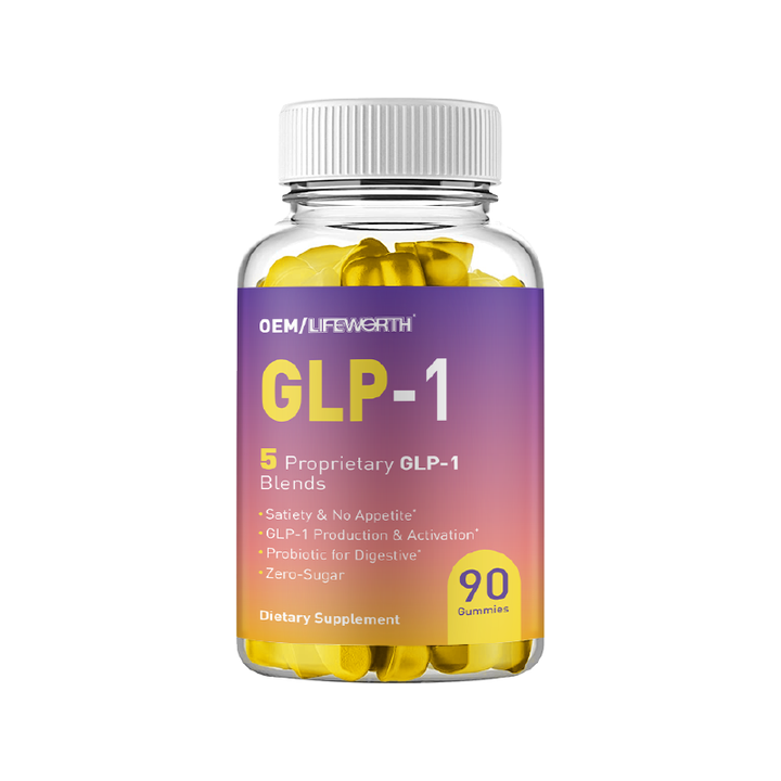 LIFEWORTH Natural GLP-1 Gummies Supplement with Probiotic for Digestion ...